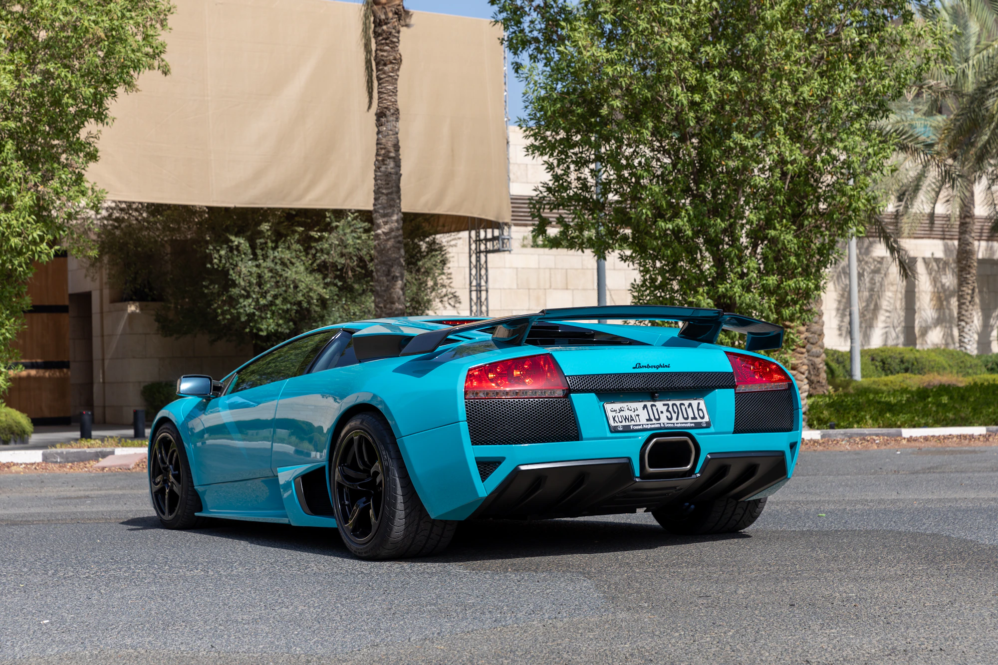 Baby Blue Lamborghini Murcielago